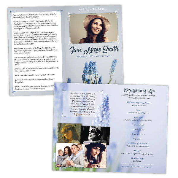 Muscari Memories Folder – Flintoft's Funeral Home and Crematory