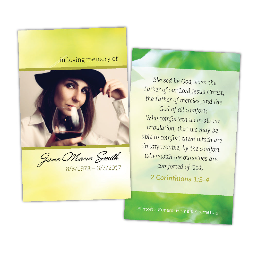 Loving Reflection Prayer Card – Flintoft's Funeral Home and Crematory